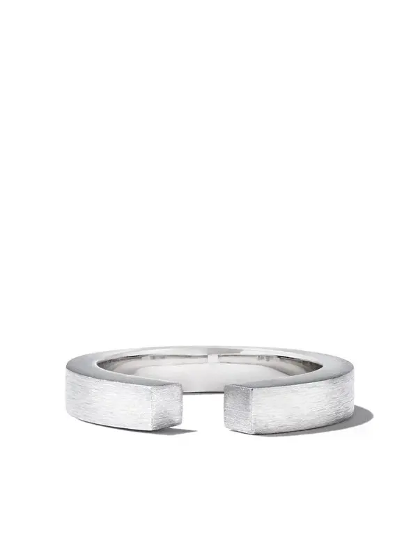 Tom Wood Sterling Cut-out Open Ring