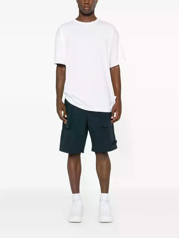 Aspesi Logo-patch Cargo Shorts - Blue
