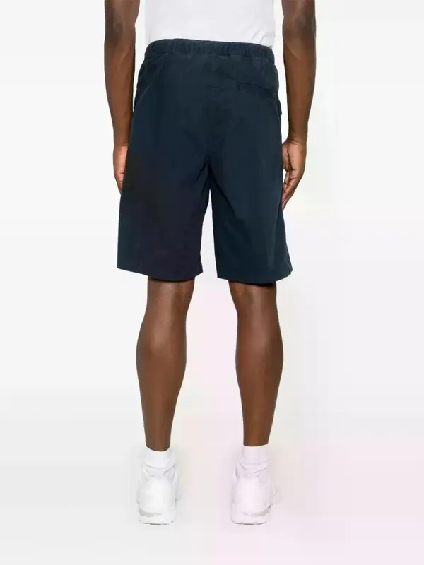 Aspesi Logo-patch Cargo Shorts - Blue