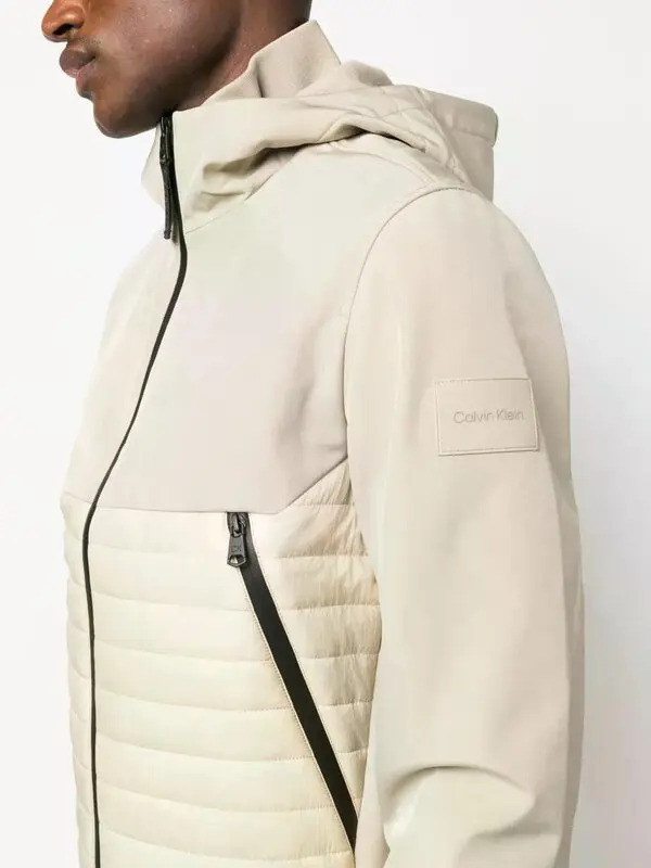 Calvin Klein Zip-up Padded Hooded Jacket