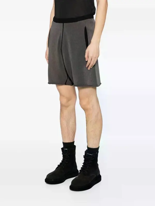 LABEL UNDER CONSTRUCTION Cotton Shorts With Elasticated Waistband