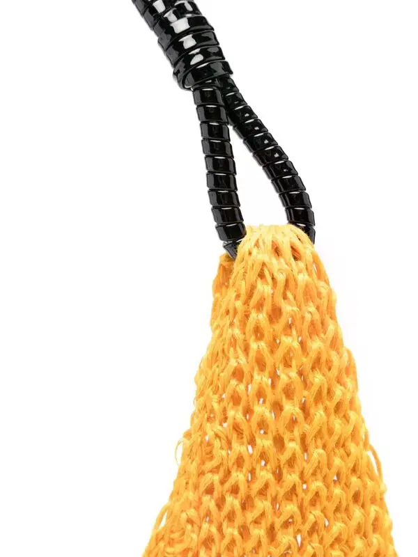 Plan C Knitted Tote Bag - Yellow