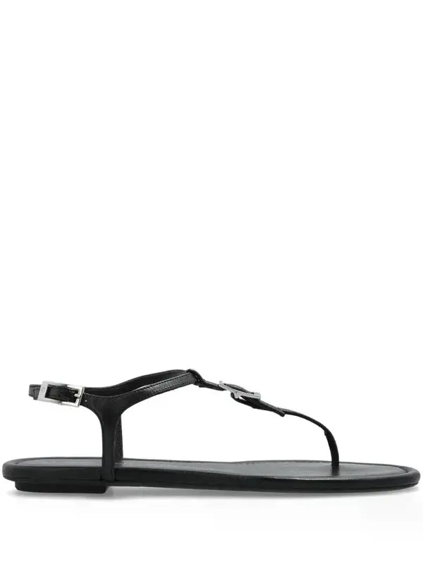 STUART WEITZMAN Georgie Thong Sandals - Black