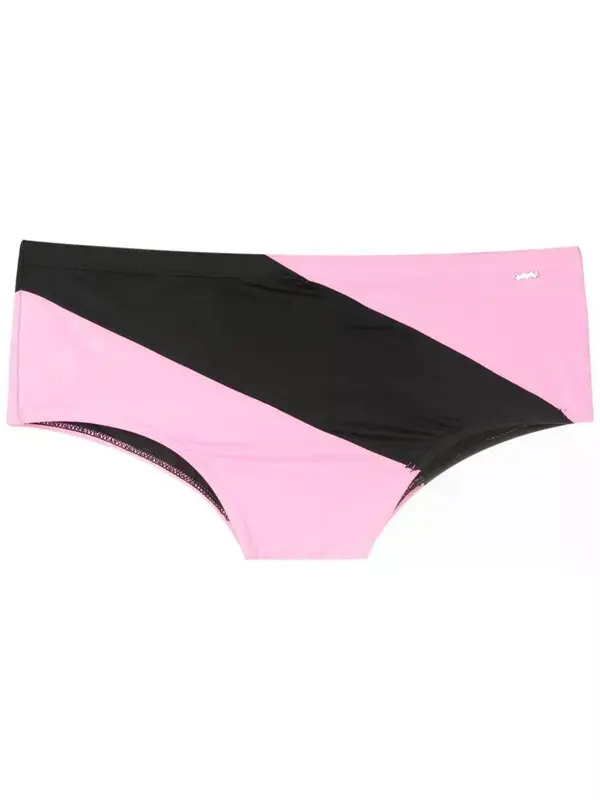 AMIR SLAMA Panelled Swim Trunks - Black
