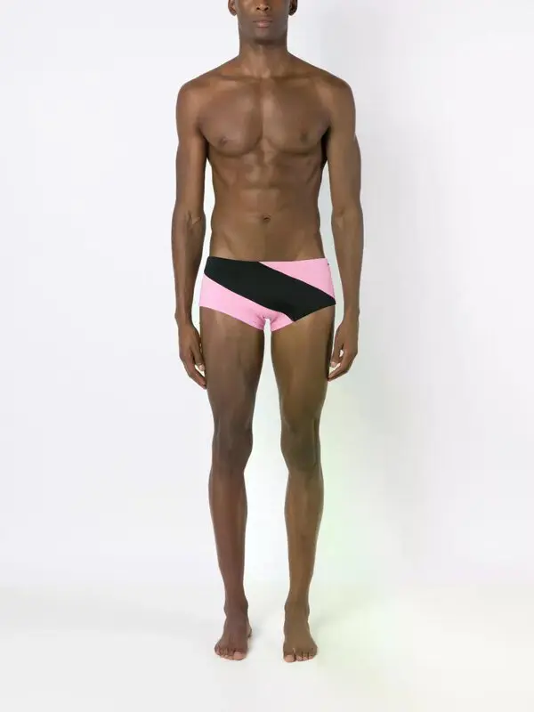 AMIR SLAMA Panelled Swim Trunks