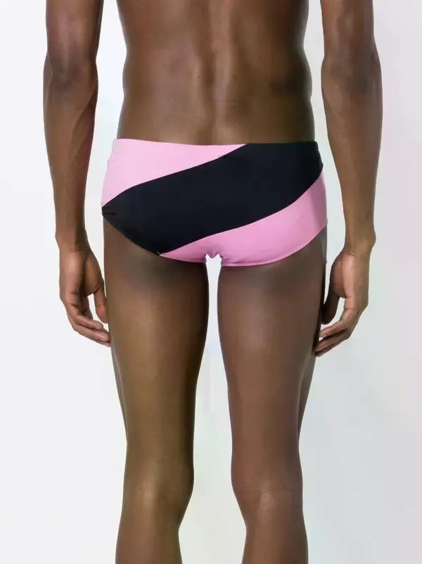 AMIR SLAMA Panelled Swim Trunks