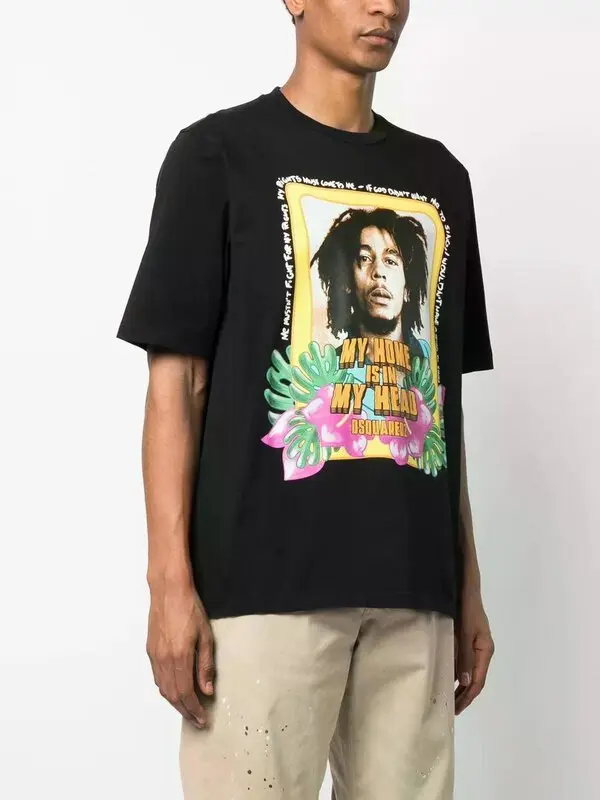 Dsquared2 Graphic-print Crew-neck T-shirt