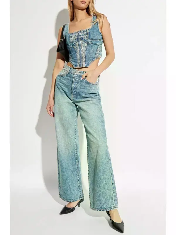 Amiri Wide-leg Jeans