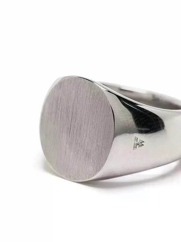 Tom Wood Oval Satin Signet Ring