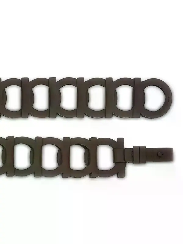 FERRAGAMO Gancini Leather Belt
