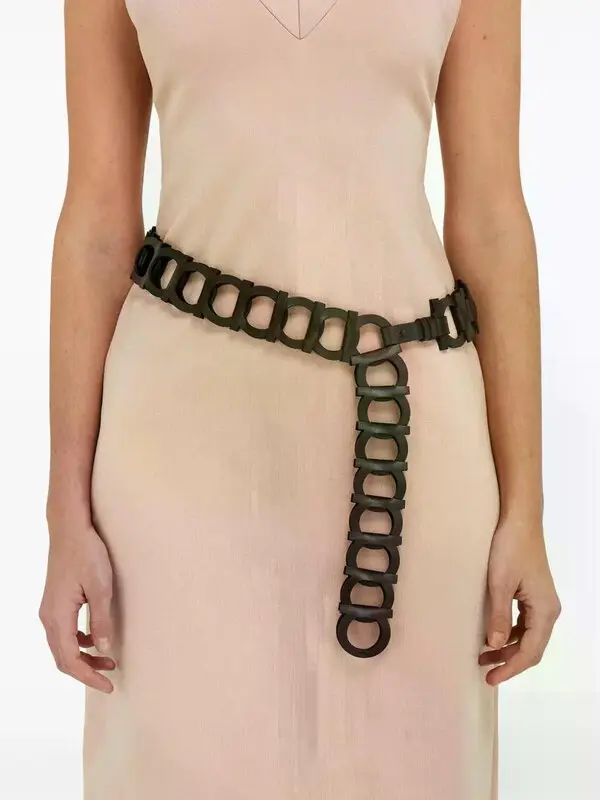 FERRAGAMO Gancini Leather Belt