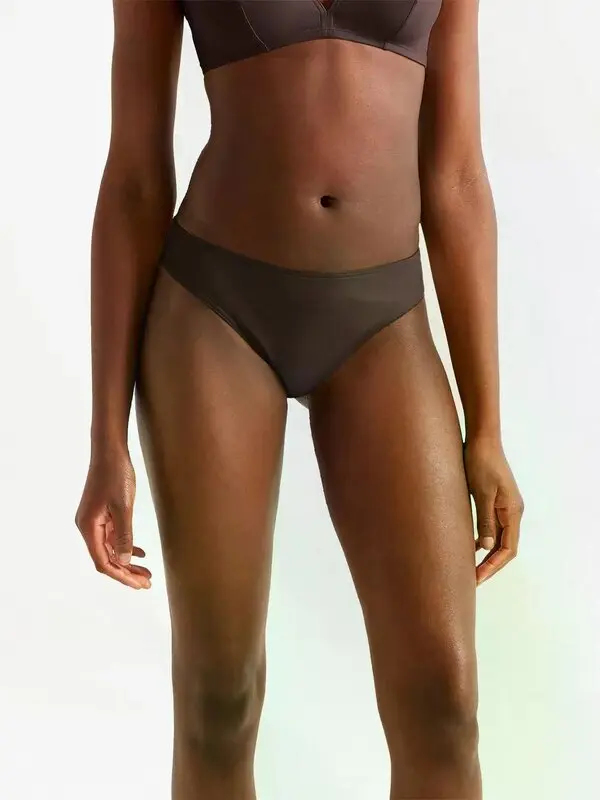 ERES Coulisses High-waisted Bikini Briefs - Brown