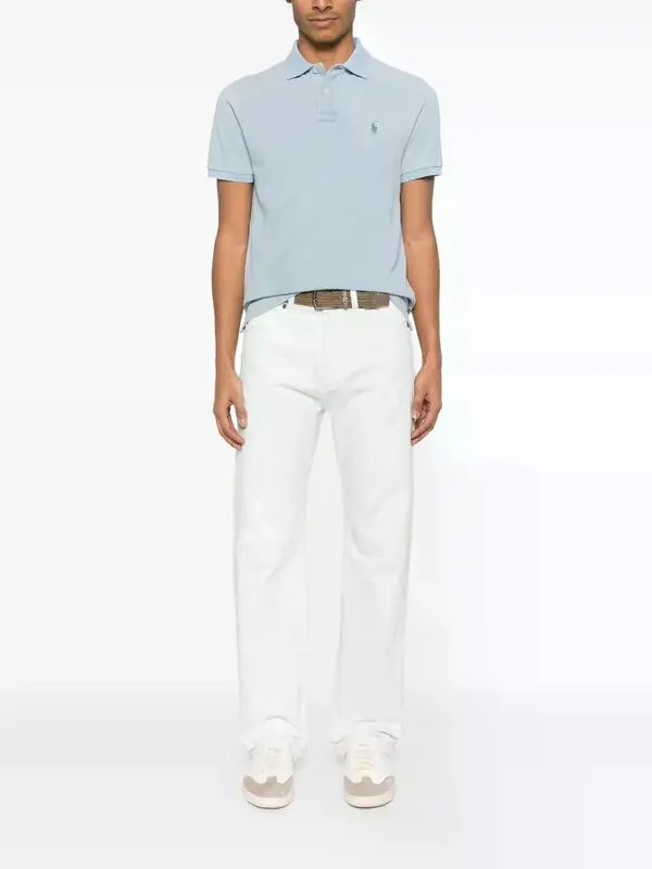 Polo Ralph Lauren Embroidered Polo Shirt - Blue