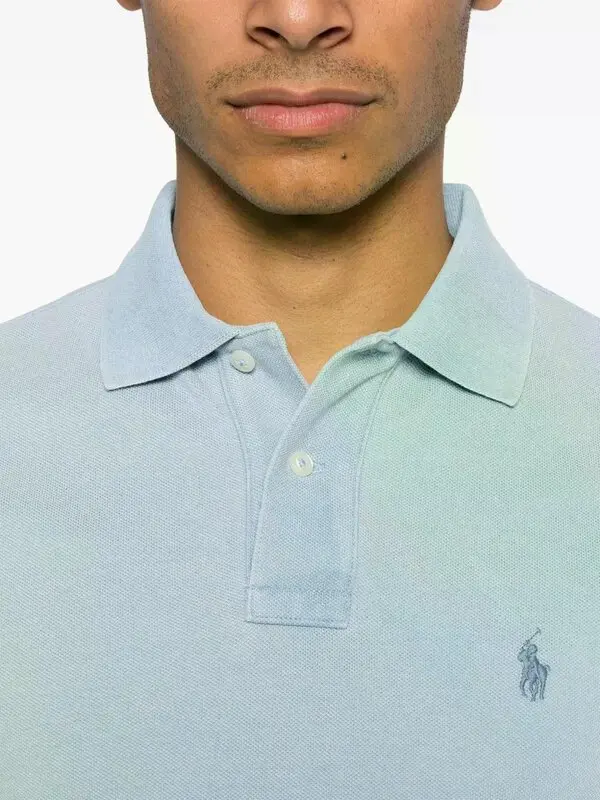 Polo Ralph Lauren Embroidered Polo Shirt - Blue