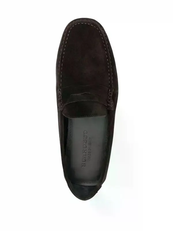 SCAROSSO Michael Penny Loafers - Brown