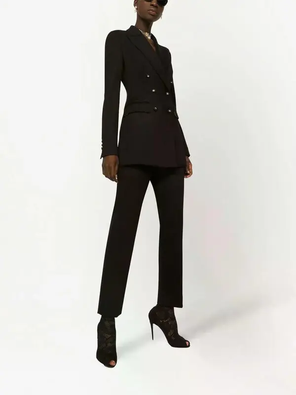 Dolce & Gabbana Milano-rib Double-breasted Blazer
