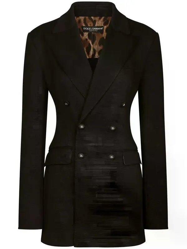 Dolce & Gabbana Milano-rib Double-breasted Blazer