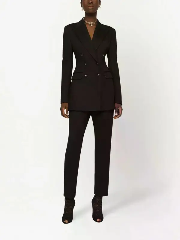 Dolce & Gabbana Milano-rib Double-breasted Blazer