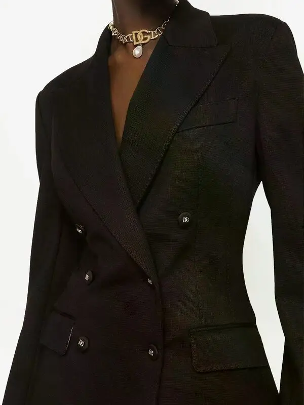 Dolce & Gabbana Milano-rib Double-breasted Blazer