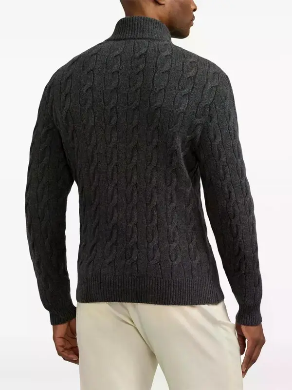Ralph Lauren Purple Label Cable-knit Sweater
