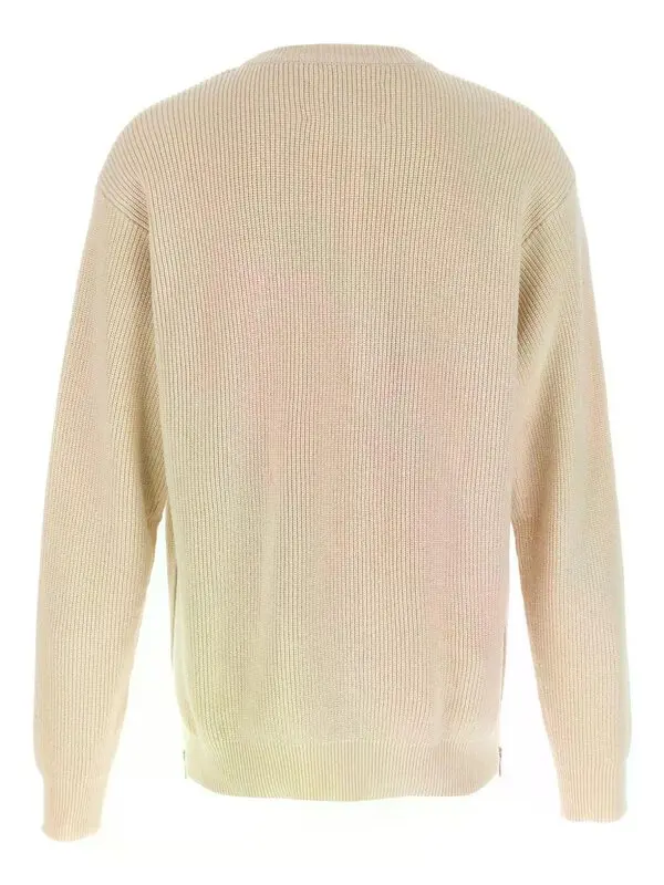 JIL SANDER Knitted Jumper With Decorative Zip Detail