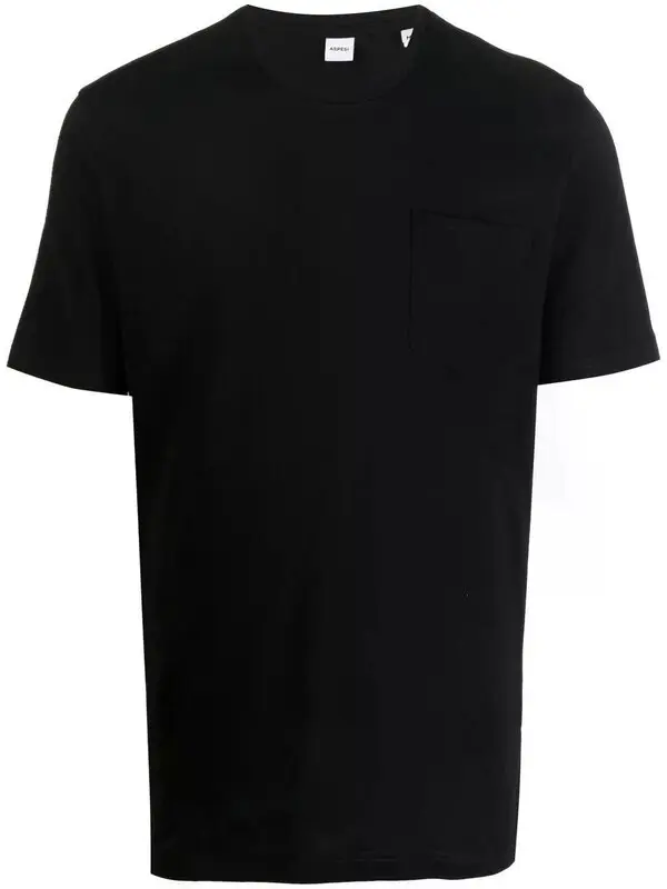 Aspesi Short-sleeve Cotton T-shirt - Black