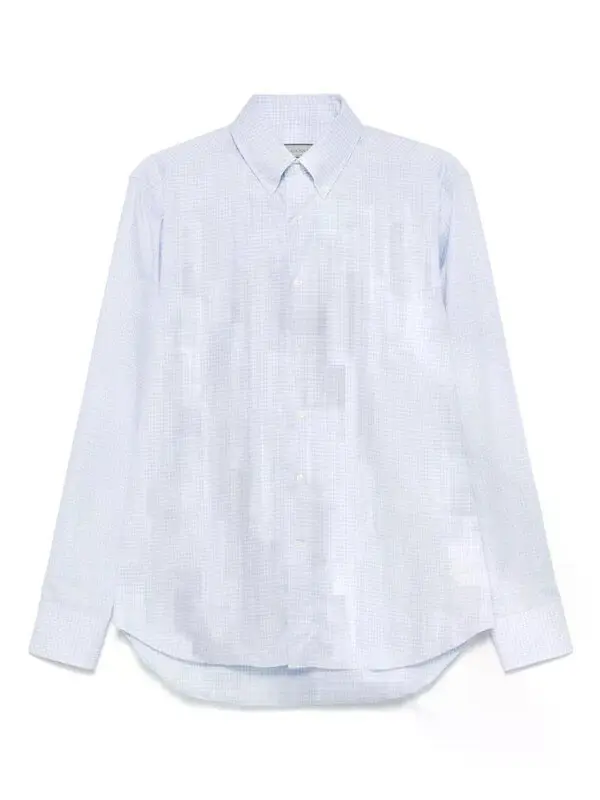 Canali Checked Shirt