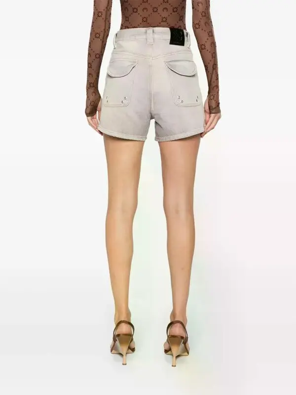 Off-White Laundry Denim Shorts - Neutrals