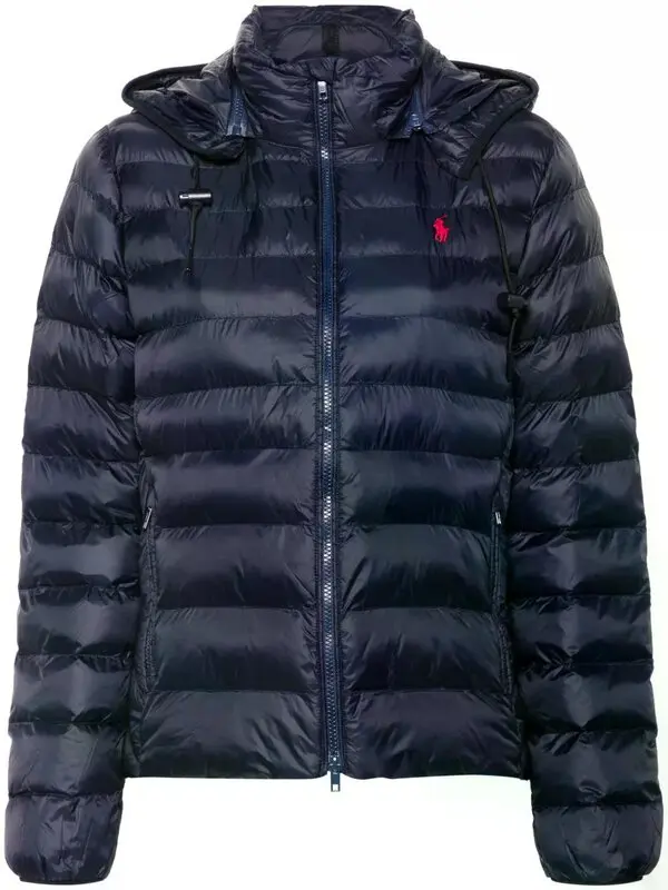 Polo Ralph Lauren Polo Pony Motif Quilted Jacket - Blue