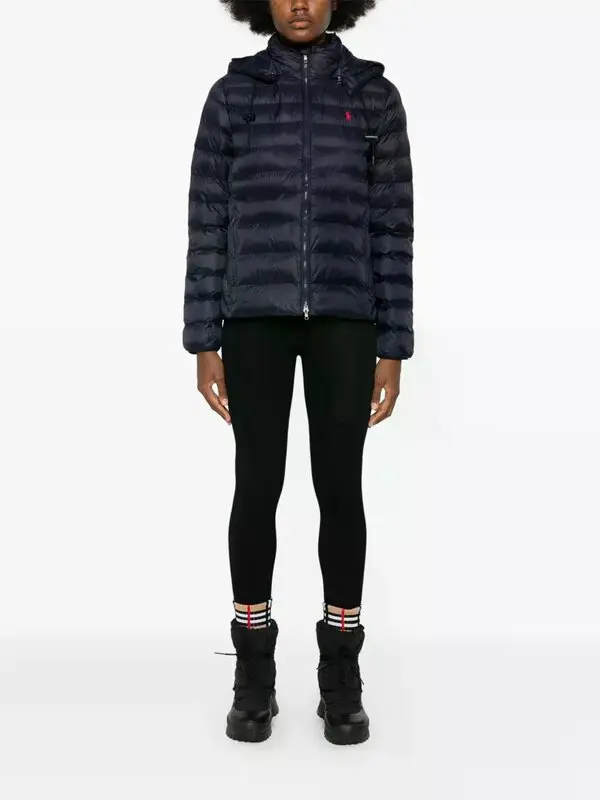 Polo Ralph Lauren Polo Pony Motif Quilted Jacket - Blue