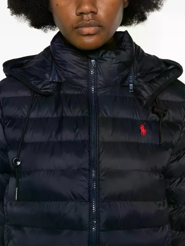Polo Ralph Lauren Polo Pony Motif Quilted Jacket - Blue