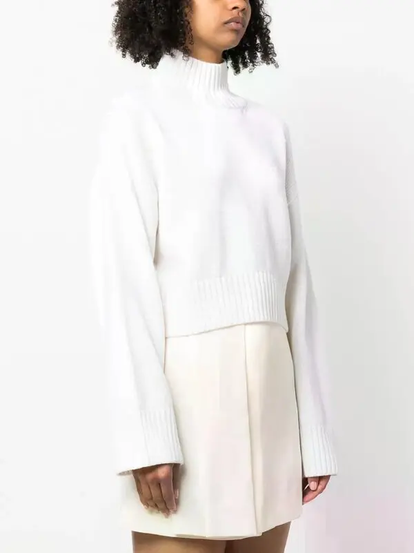 Fabiana Filippi Mock-neck Virgin Wool Jumper