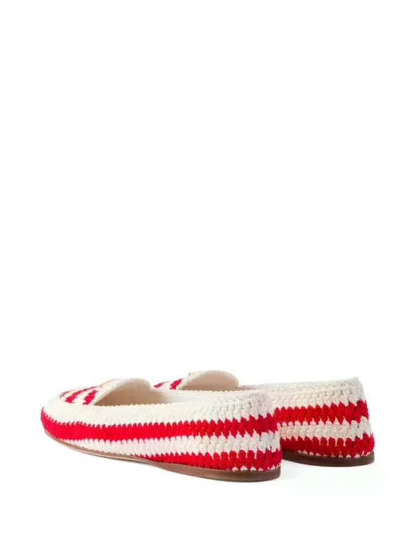 Prada Crochet Loafers