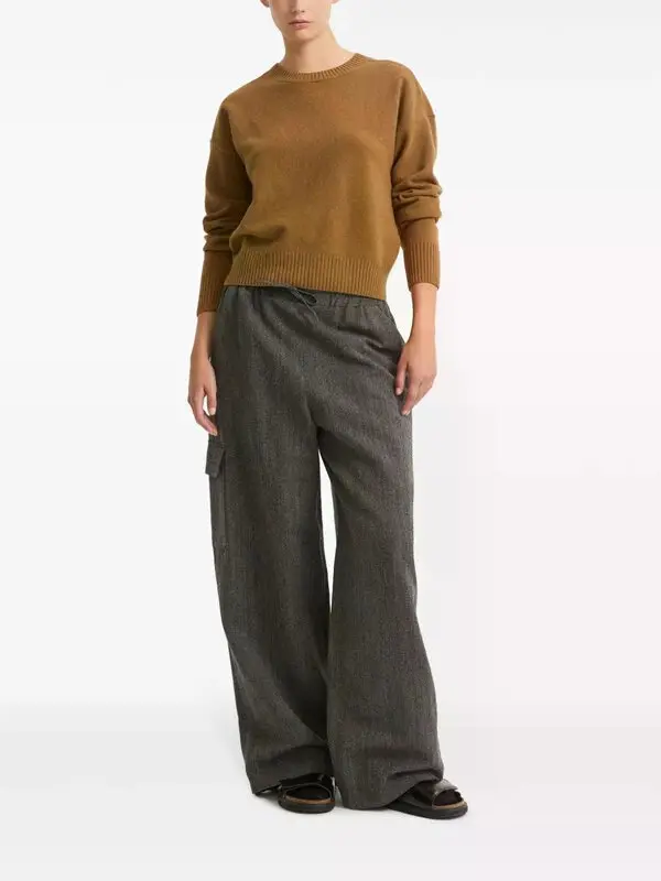 YVES SALOMON Drawstring Cargo Trousers