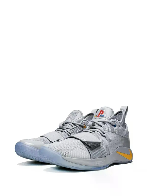 Nike X Playstation Pg 2.5 Wolf /multicolour Sneakers - Grey
