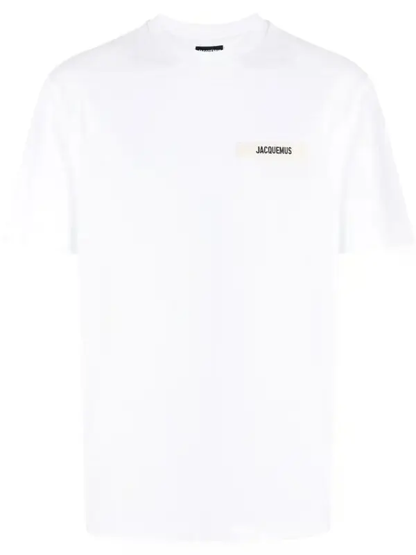 Jacquemus Le T-shirt Gros Grain Top - White