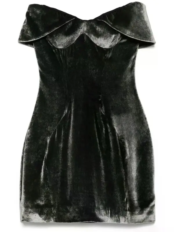 MUGLER Velvet Mini Dress