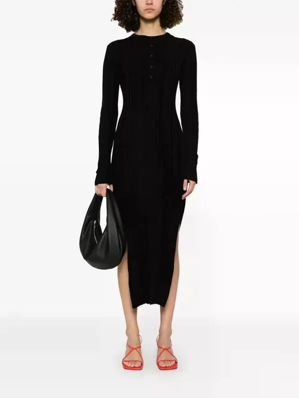 Loulou De Saison Eldara Midi Dress - Black
