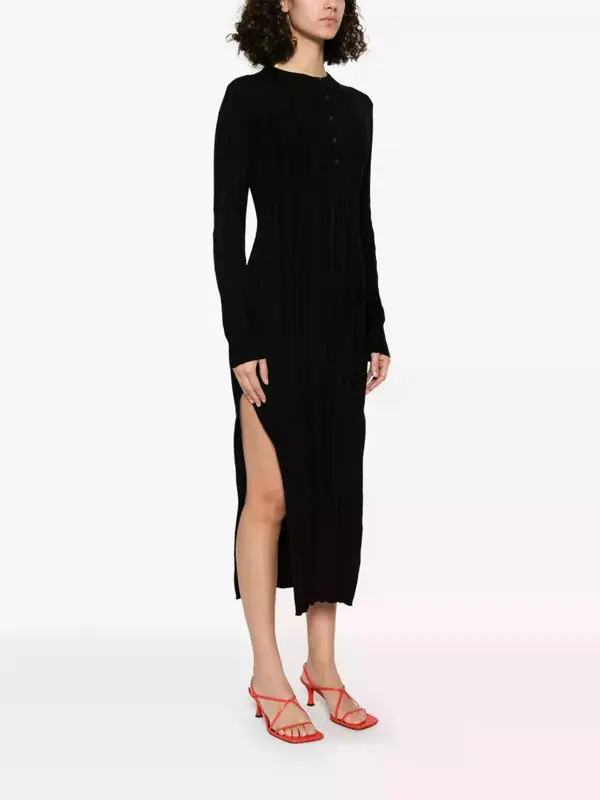 Loulou De Saison Eldara Midi Dress - Black