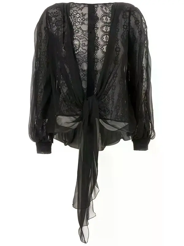 Alberta Ferretti Silk Organza Blouse