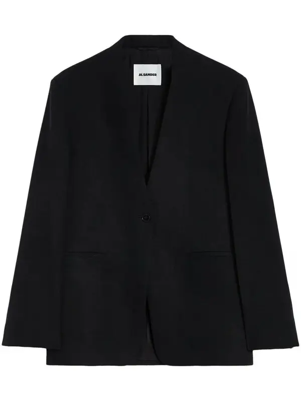 JIL SANDER Tailored Blazer - Black