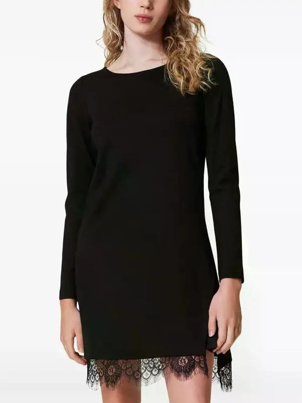 TWINSET Lace-detailed Mini Dress