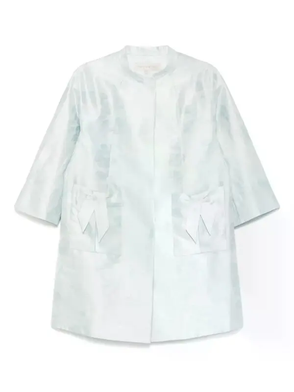 Shiatzy Chen Jacquard Coat - Green