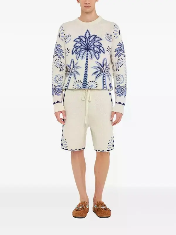 Alanui Wild Wonder Foulard Shorts