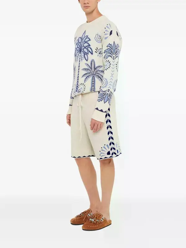 Alanui Wild Wonder Foulard Shorts