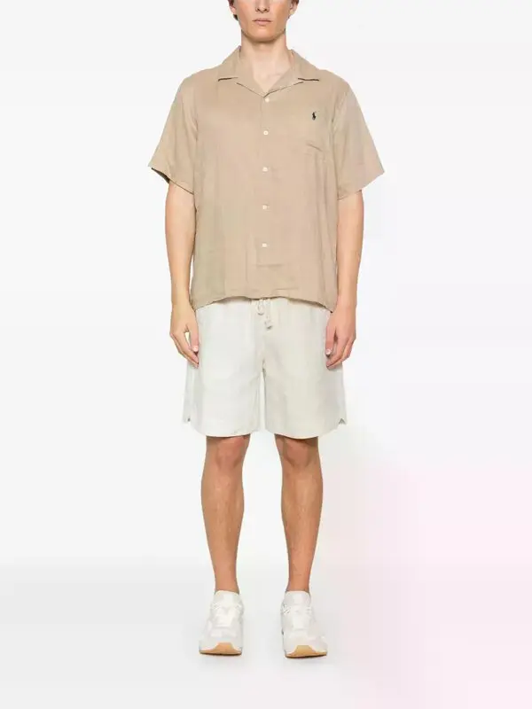 Eleventy Drawstring-waist Shorts - Neutrals