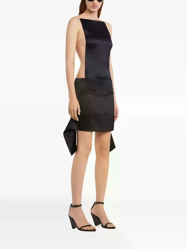 COURREGES Belted Mini Skirt