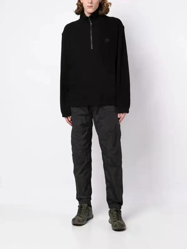 SPOONYARD Waffle-effect Polo Shirt
