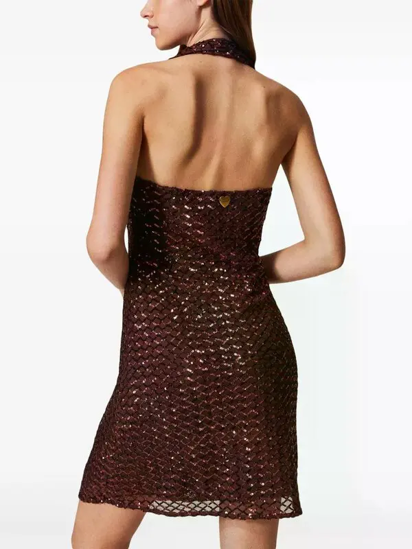 TWINSET Sequinned Mini Dress