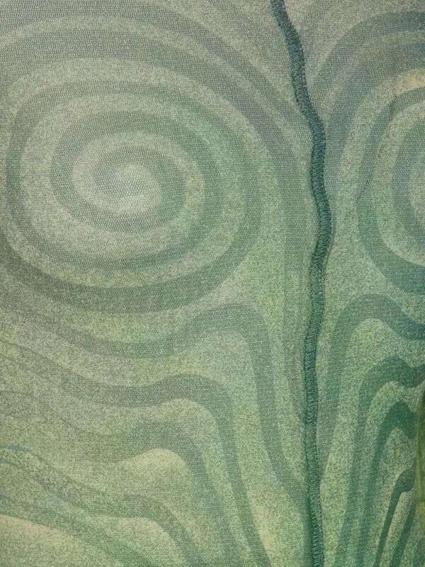 JEAN PAUL GAULTIER Spiral-print Maxi Dress